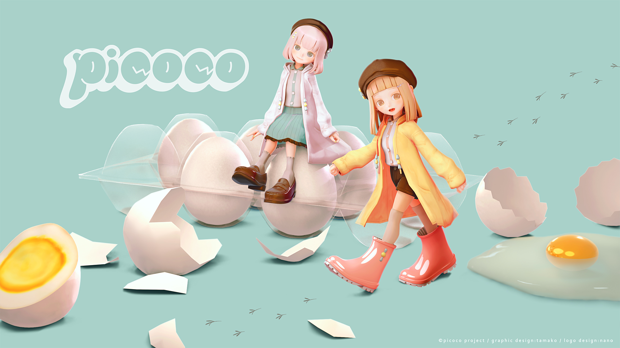 モデリング・動画のたまこと、DTMのしろみ 双子のVSingerユニット「picoco」がデビュー | PANORA