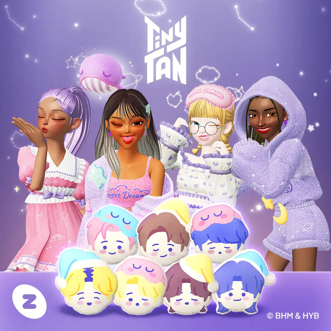 ZEPETO、BTSキャラクター「TinyTAN」の3Dファッションアイテム登場 | PANORA