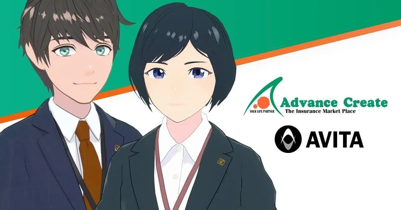 AVITA、アバターによる「保険相談オンラインサービス」販売開始 アポ獲得率2倍に | PANORA