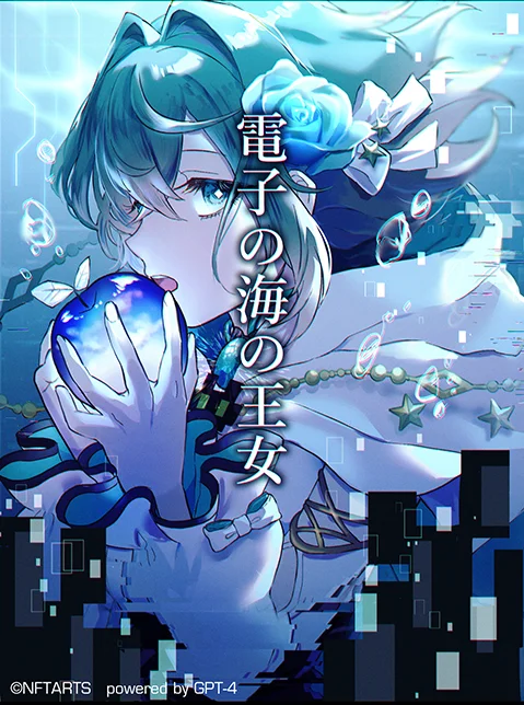 NFTARTS、生成AI×VTuber×NFTプロジェクト第一弾「AITuber ルリコ -電子の海の王女-powered by GPT」を発表 | PANORA