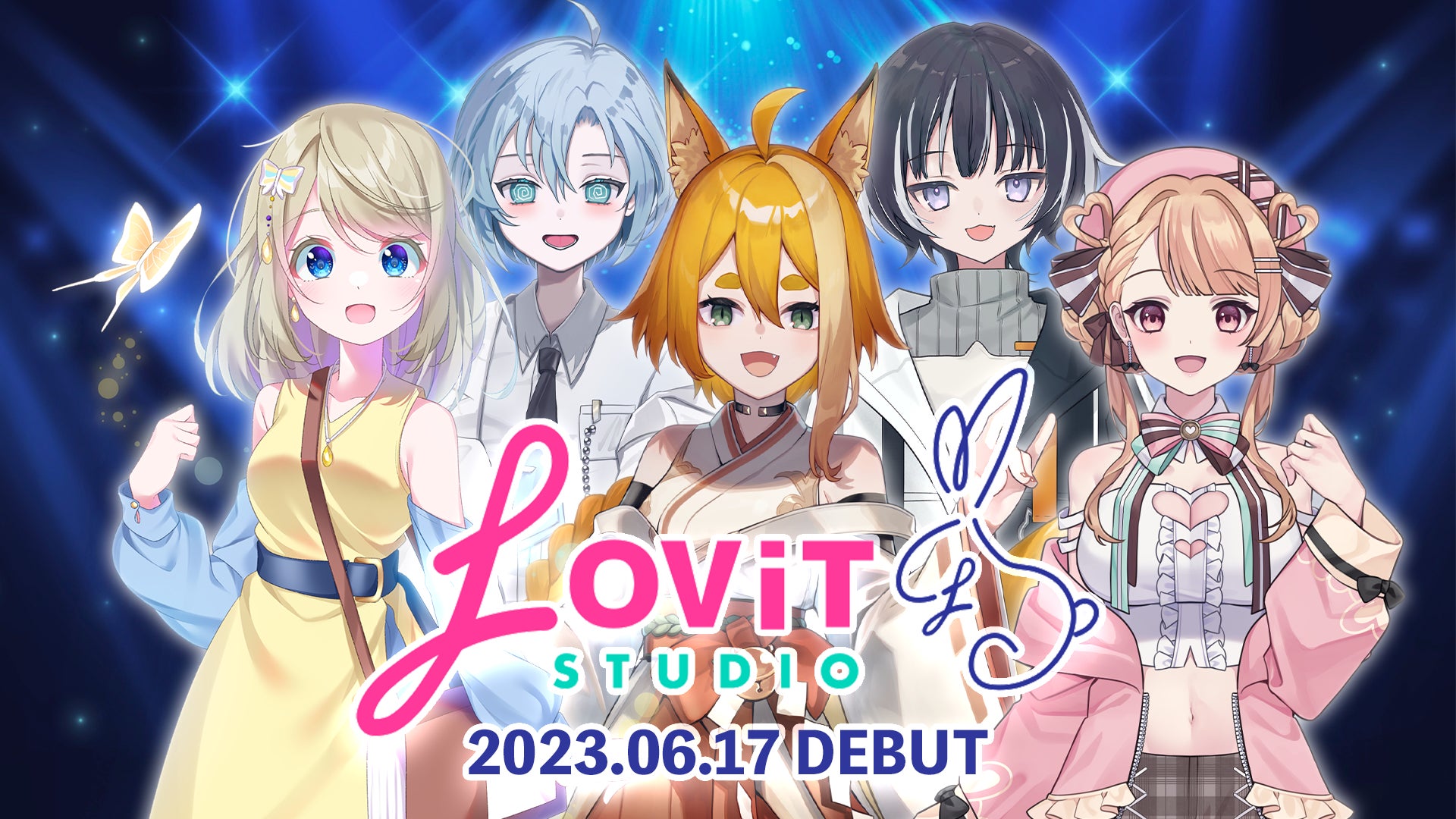 Vライバーエージェンシー「LOViT STUDIO」より新人デビュー ゾンビ専門研究員や自称大型アイドルら5名 | PANORA