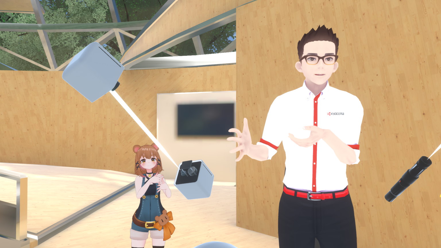 水中に潜るライドが楽しい！ 京セラ・VRChat上の展示ブースで未来の通信を体感しよう | PANORA