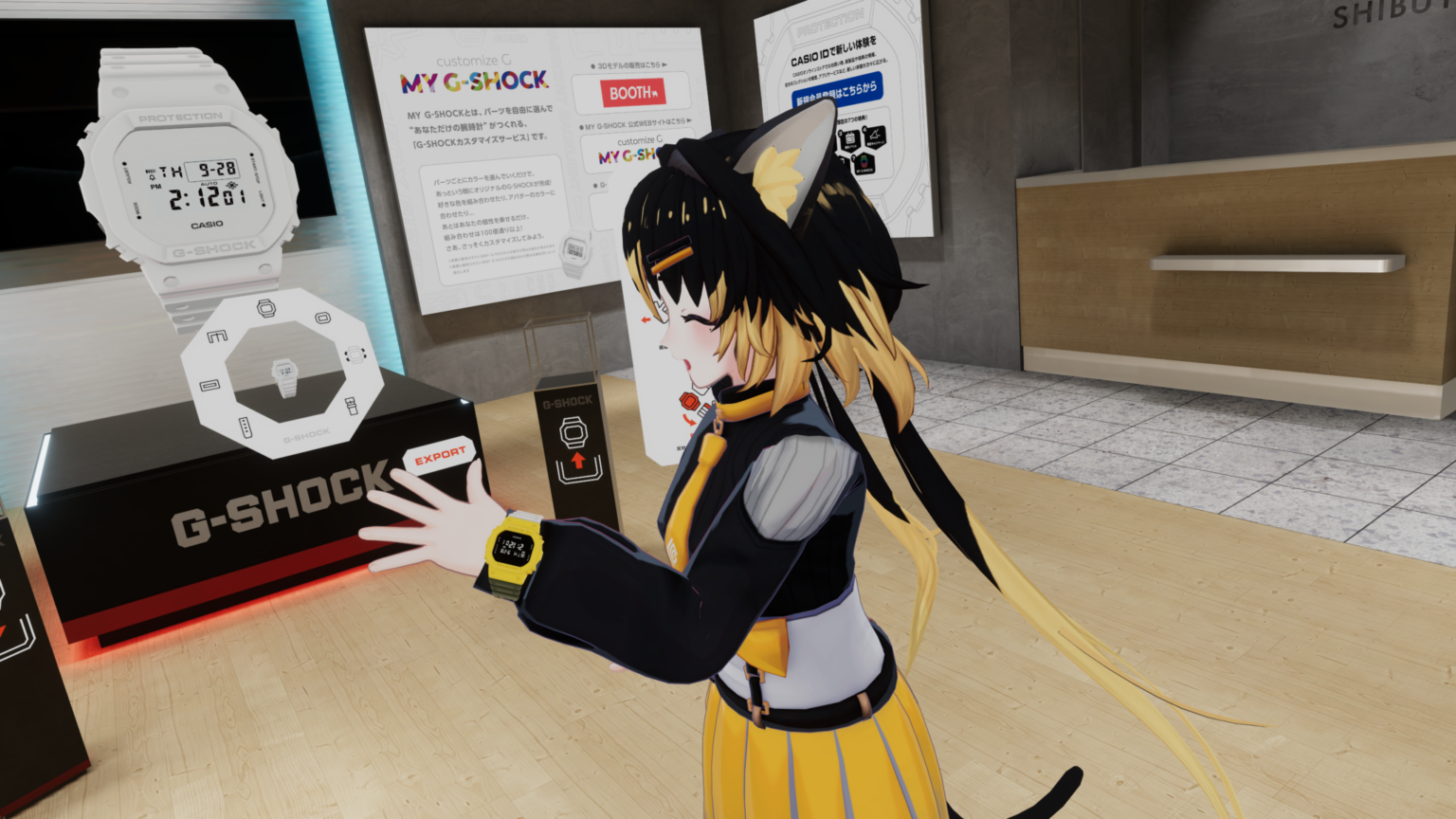 カシオ計算機がVRChat参入、G-SHOCKをアバターに着用 GHOST CLUBチーム起用など「わかってる感」がスゴい | PANORA
