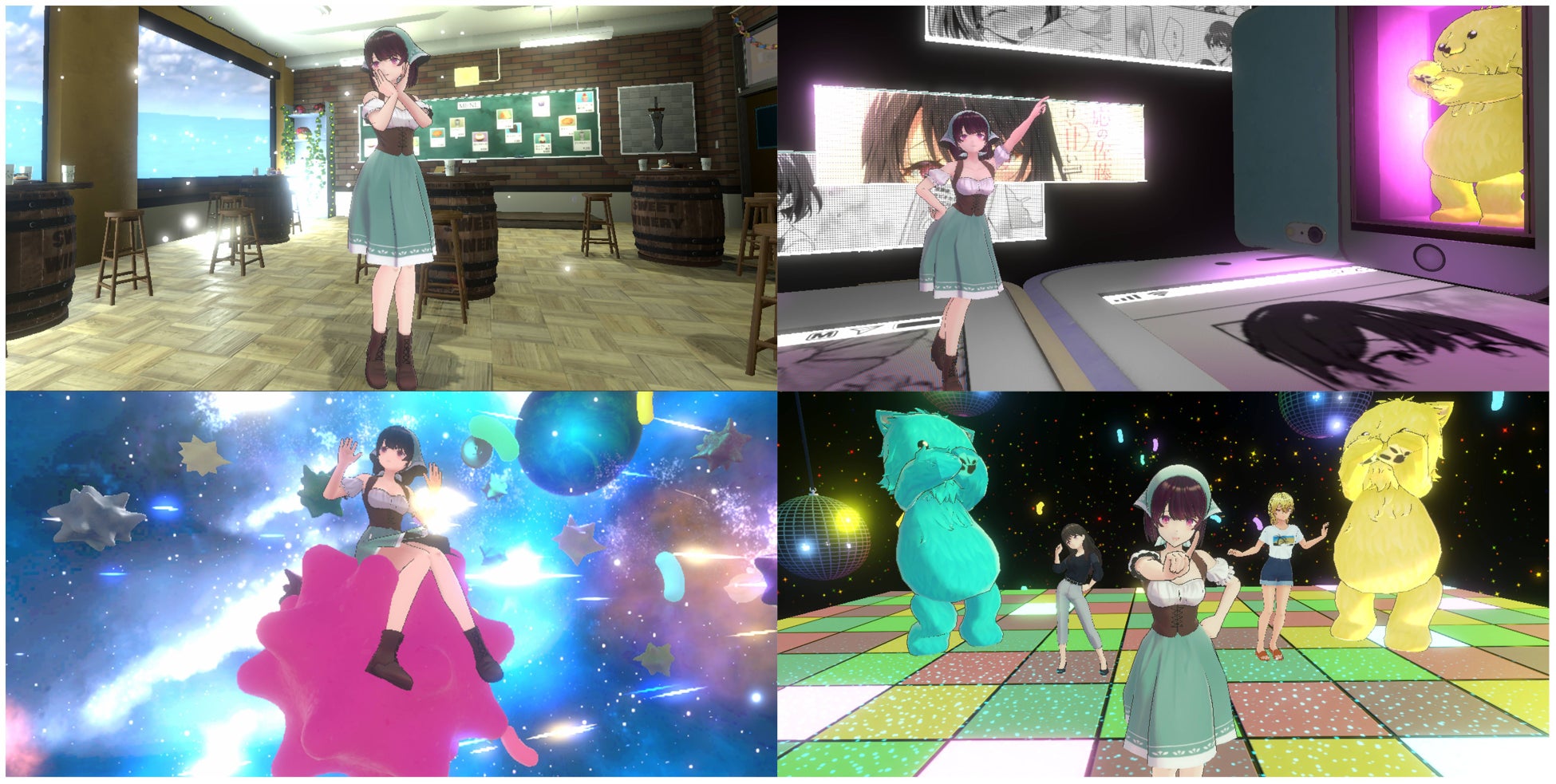 小学館とLATEGRA、VR活用のバーチャルエンタメ事業に参入 「しおあま Virtual LIVE 桜華祭編」を2023年内リリース | PANORA