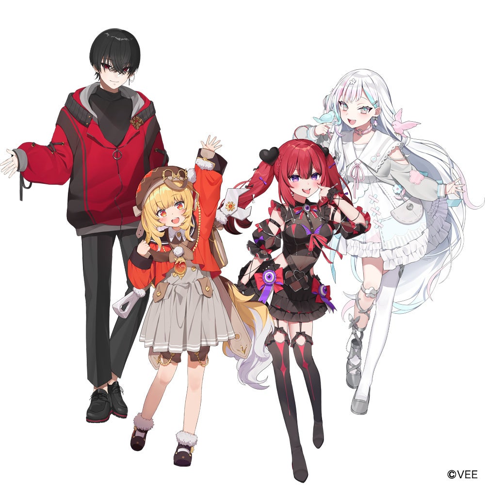 Sony MusicのVTuber「VEE」、第7弾となるバーチャルタレント「Dev-g」4名がデビュー | PANORA