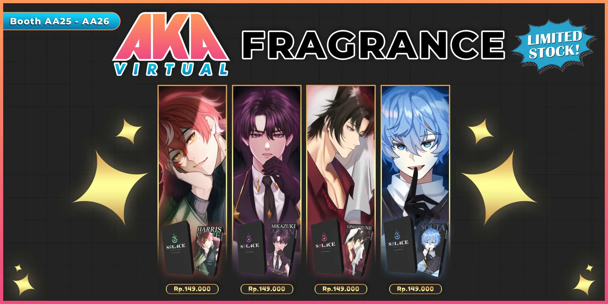 AKA VIRTUAL所属VTuberの「COMIFURO 17」イベント限定香水を販売 | PANORA