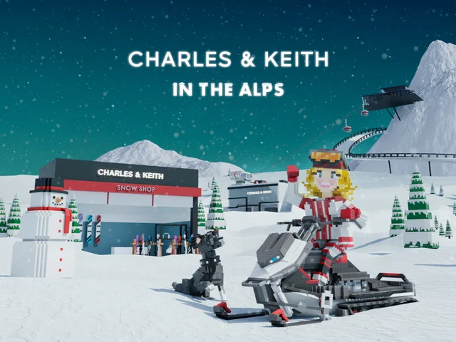 雪山のリゾートを楽しめるバーチャル空間「CHARLES & KEITH IN THE ALPS」がオープン | PANORA