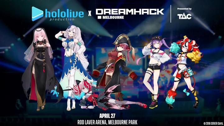 ホロライブ、オーストラリア発ゲーミングライフスタイルイベント DreamHack Melbourneで初ライブ開催 | PANORA