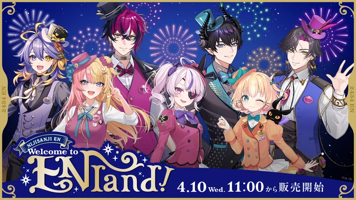「NIJISANJI EN Welcome to EN Land!」4/10 11時からにじストア・ENストアにて同時販売開始 | PANORA