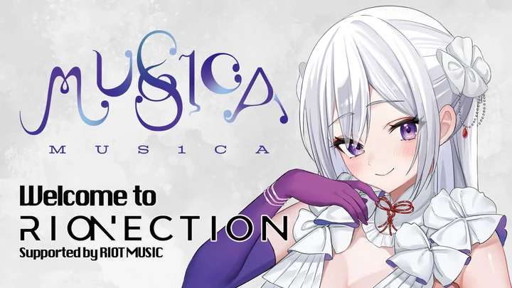 VTuber総合サポートプロジェクト「RIONECTION」にVシンガーとして活動する「MUS1CA」が新たに参加 | PANORA