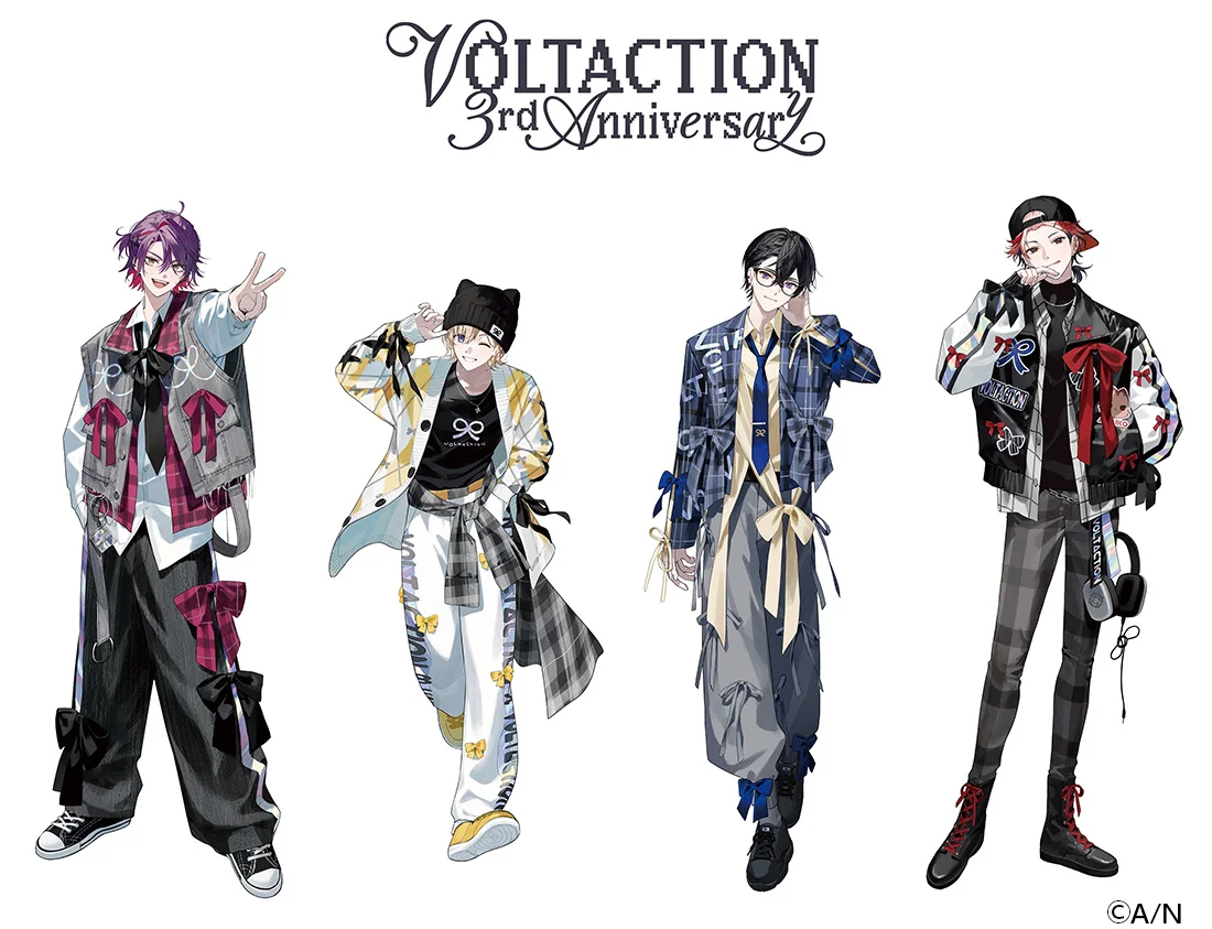 にじさんじ所属VTuberユニット・VOLTACTIONのデビュー3周年を記念したフェアが、全国アニメイト店舗で7/26より開催 | PANORA
