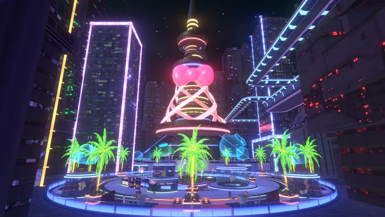 サンリオVフェスが常設の「VRテーマパーク」に進化 新作パレードやKizunaAIワールドを先行体験してきた | PANORA