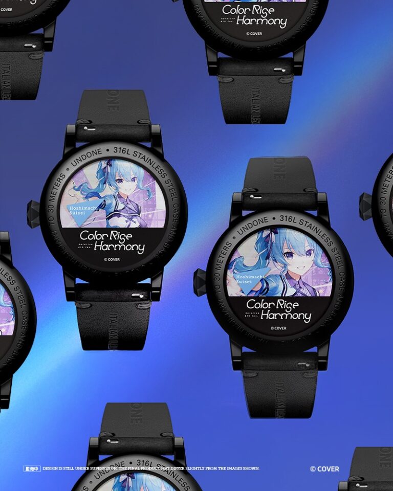 ホロライブ UNDONEとのコラボグッズ「UNDONE×hololive 6th fes. Color Rise Harmony」を発売へ 腕時計やBluetoothスピーカーをリリース ...